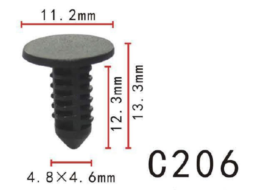 5PCS Nylon Fit Ford Fascia Retainer Fastener Clip (11x12x3mm) | eBay