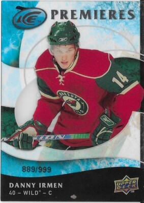 2009-10 Upper Deck Ice DANNY IRMEN Ice Premieres rookie card #141 | eBay