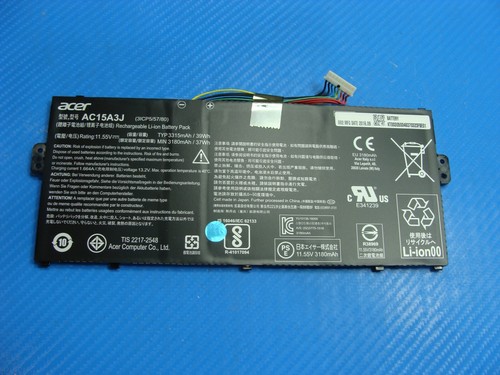 Acer Chromebook CB5-132T-C8ZW 11.6" Genuine Battery 11.55V 37Wh 3180mAh ...