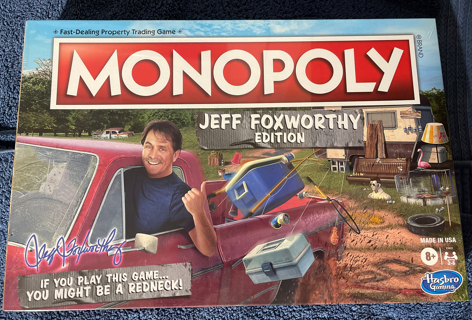 2020 Monopoly Jeff Foxworthy Edition- Board Game -Redneck New in Sealed ...