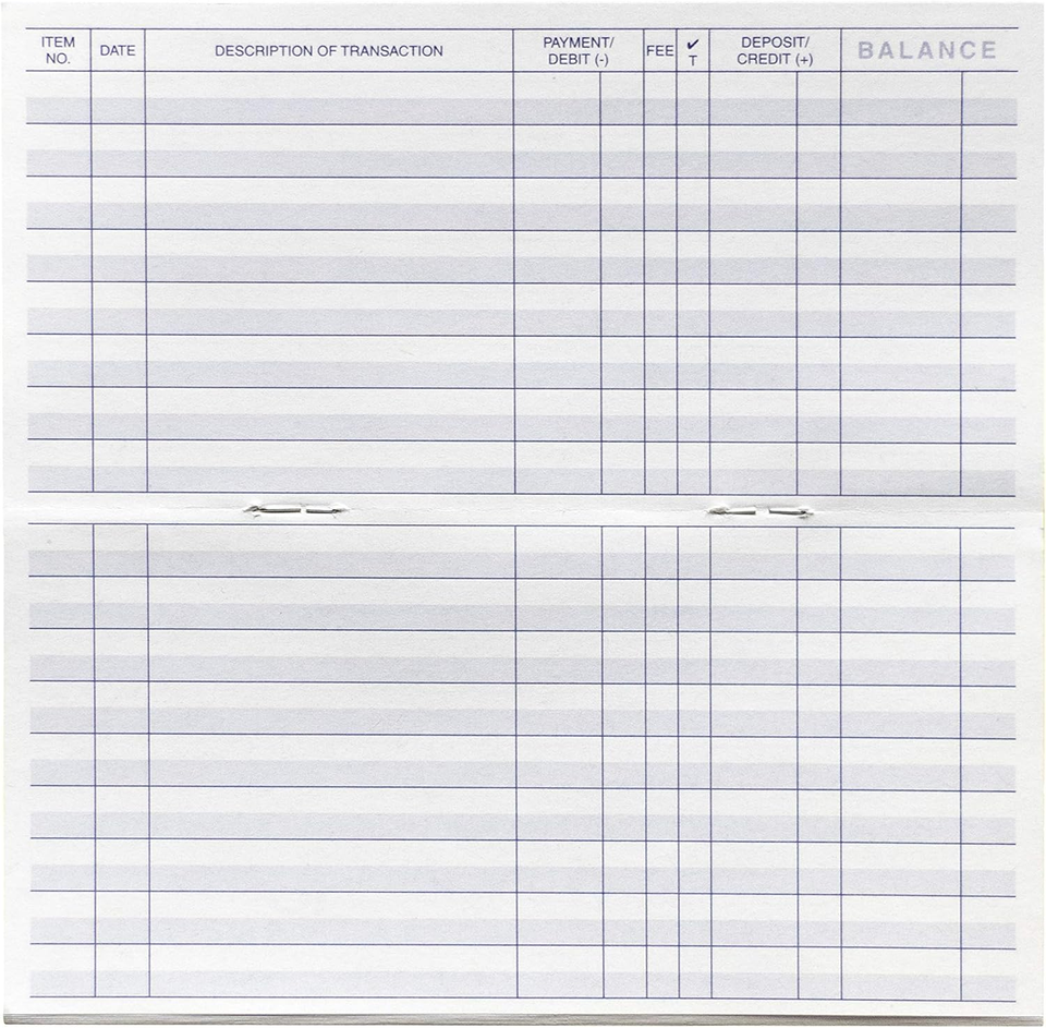 Checkbook Registers for Personal Checkbook, Ledgers, 2024-2025-2026 ...