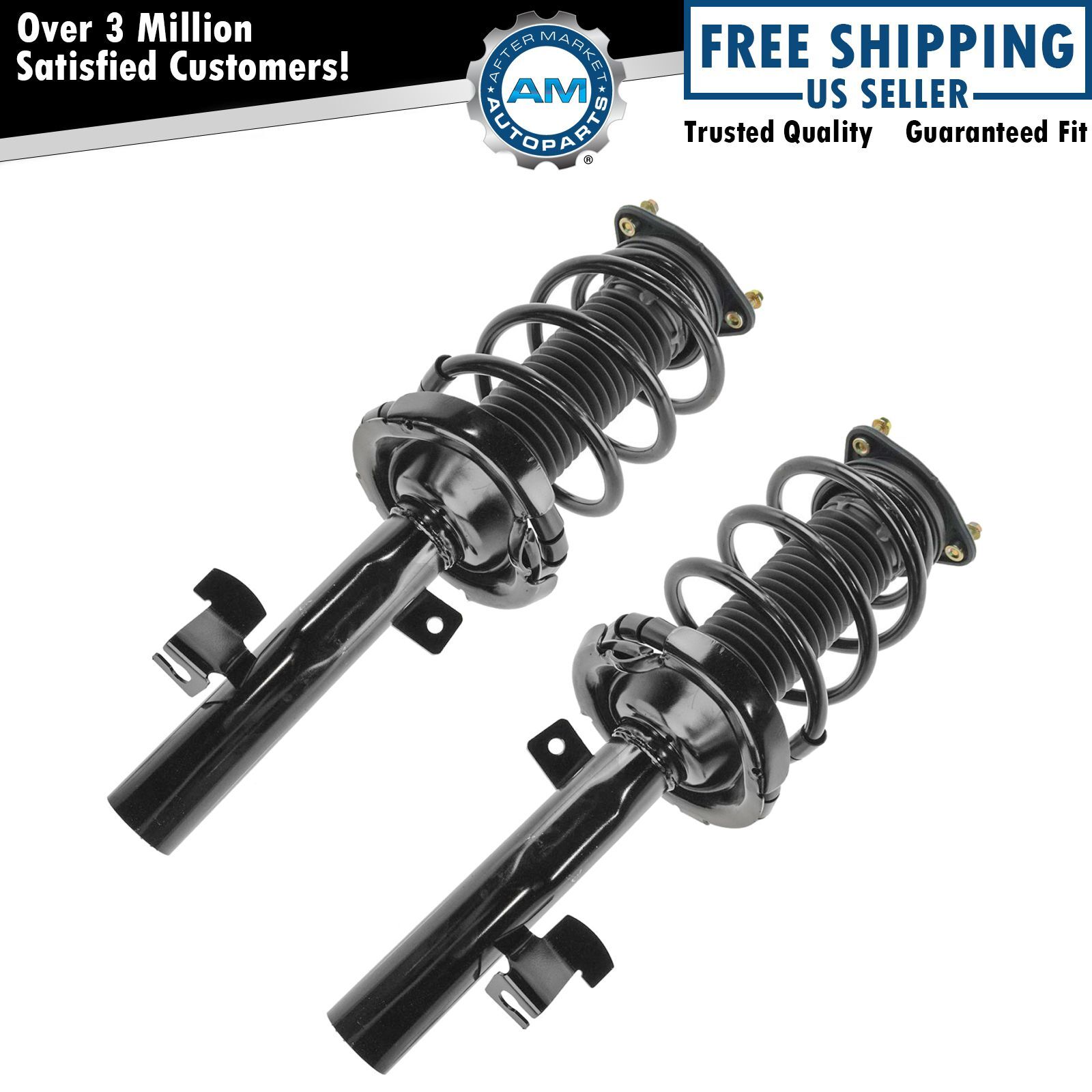 Front Strut & Spring Set Driver & Passenger Sides For 04-13 Mazda 3 06 ...