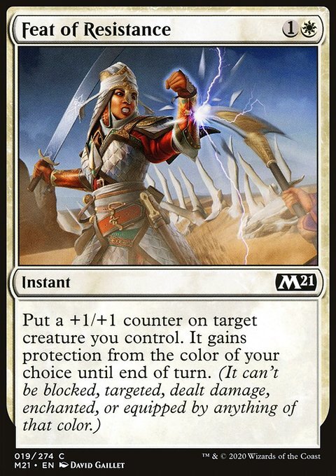 MTG Magic the Gathering Feat of Resistance (19/417) Core Set 2021 LP | eBay