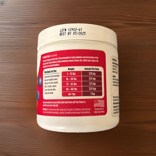 Solid Gold Berry Balance Nutritional Supplement Healthy urinary tract ...