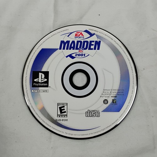 Madden NFL 2001 (Sony PlayStation 1, 2000, PS1) DISC ONLY NTSC US ...