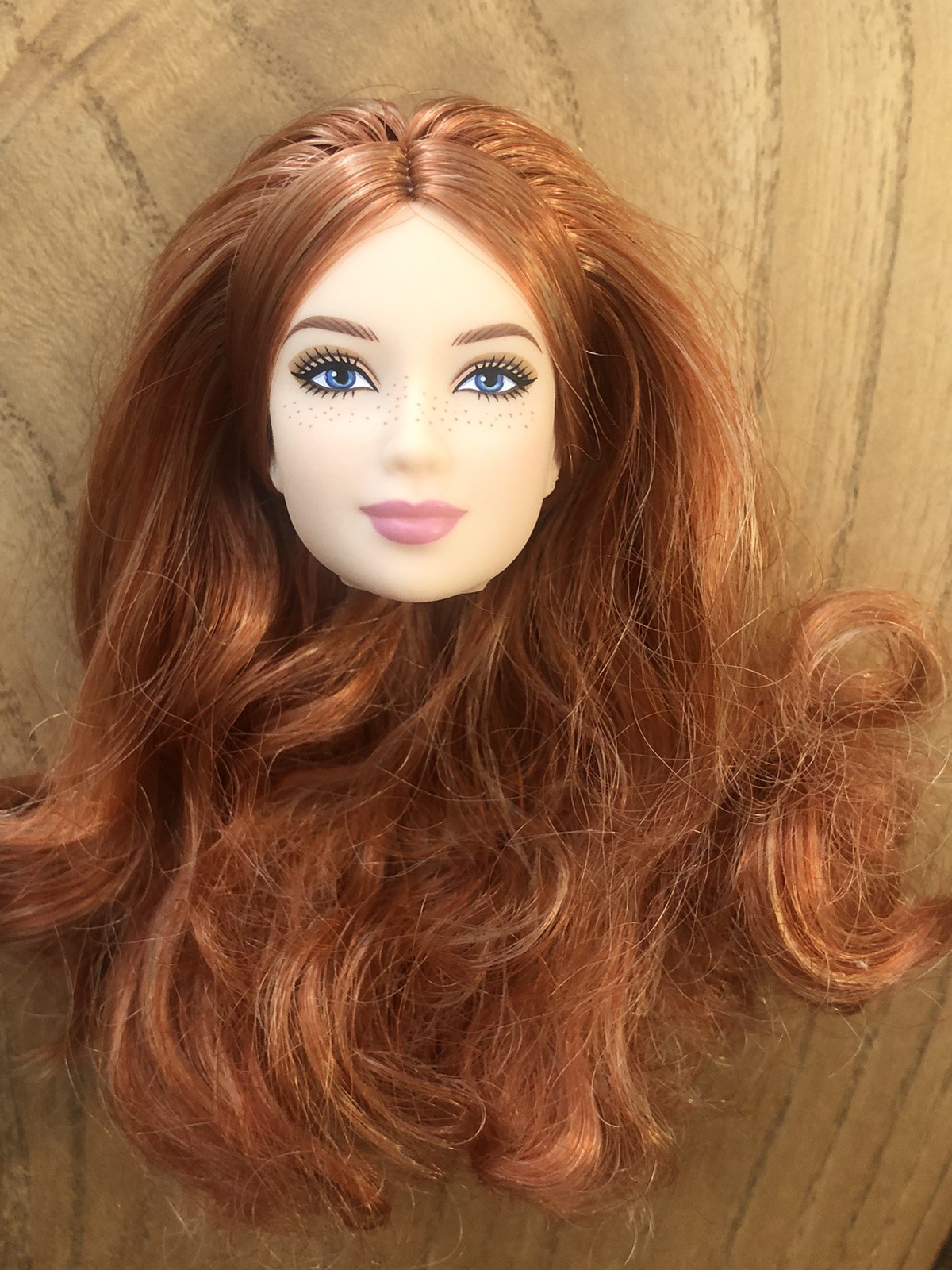 Barbie Basic Doll Model 04 Barbie JBH74 DOLL HEAD Red Hair Barbie ...