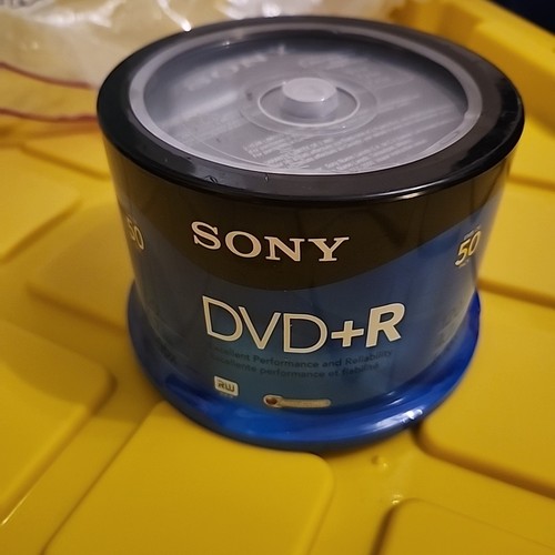 NEW Sony DVD+R 50-Pack Spindle Blank Media 4.7GB -120 min 16x SEALED | eBay