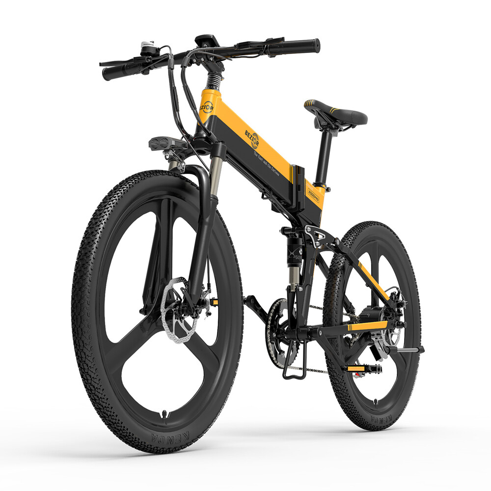 26” Folding Electric Bicycle 500W E Mountain Bike Professional Commuter ...
