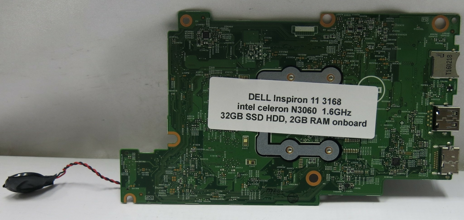 DELL INSPIRON 11 P25T P25T001 MOTHERBOARD INTEL CELERON N3060 0X87X0 ...