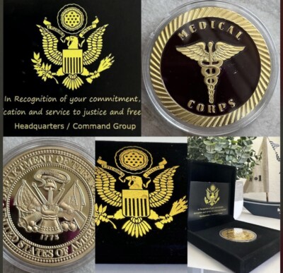 US ARMY MEDICAL CORPS Challenge Coin US. New! Fast Shipping! USA AMY | eBay