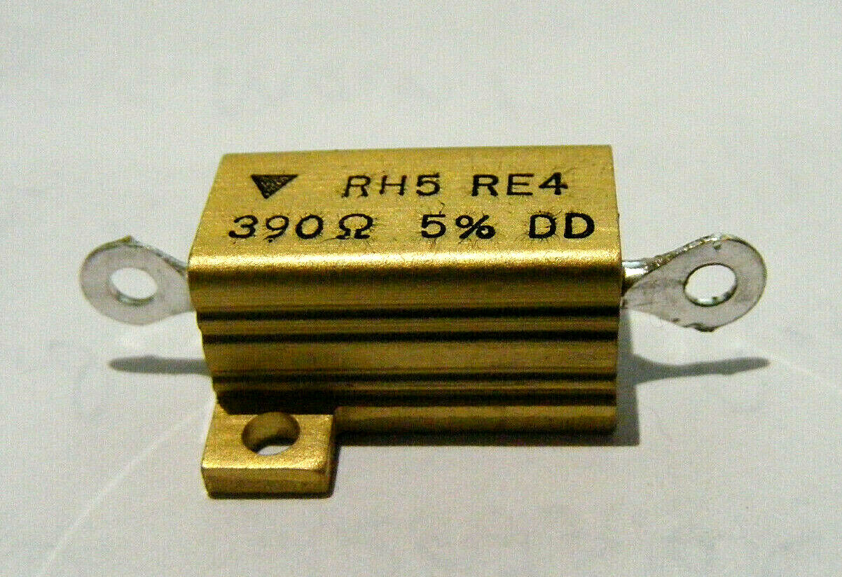 RESISTOR Vishay RH5 10w 390Ω 5% Chasis-mount heatsink encased wire ...