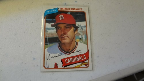 1980 TOPPS # 286 DAROLD KNOWLES BASEBALL CARD | eBay