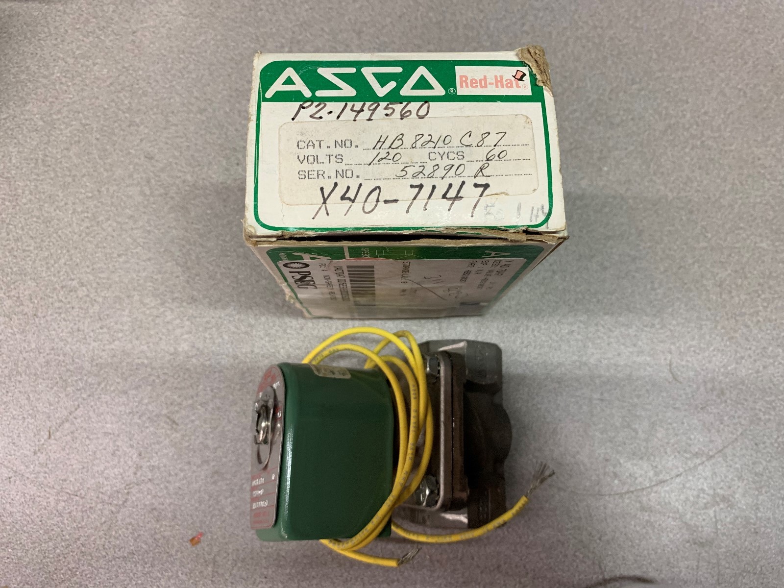 NEW IN BOX ASCO VALVE HB 8210 C87 | eBay