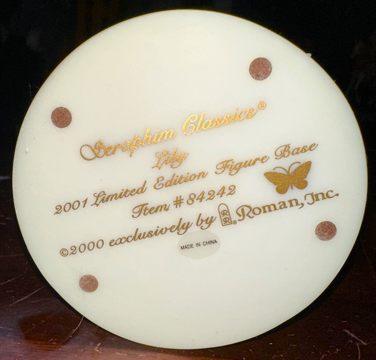 Roman Inc Seraphim Classics "Lily" #84242 2001 Limited Edition Figure ...