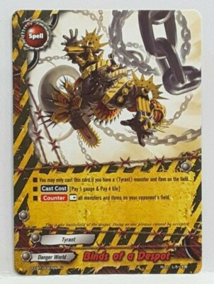 Future Card Buddyfight Binds of a Despot D-CBT/0047EN UNCOMMON Danger ...