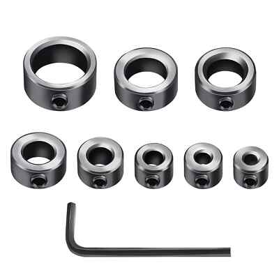 Depth Stop Drill Bit,Stop Collar Set Includes 1/8”, 3/16”, 1/4”, 5/16 ...