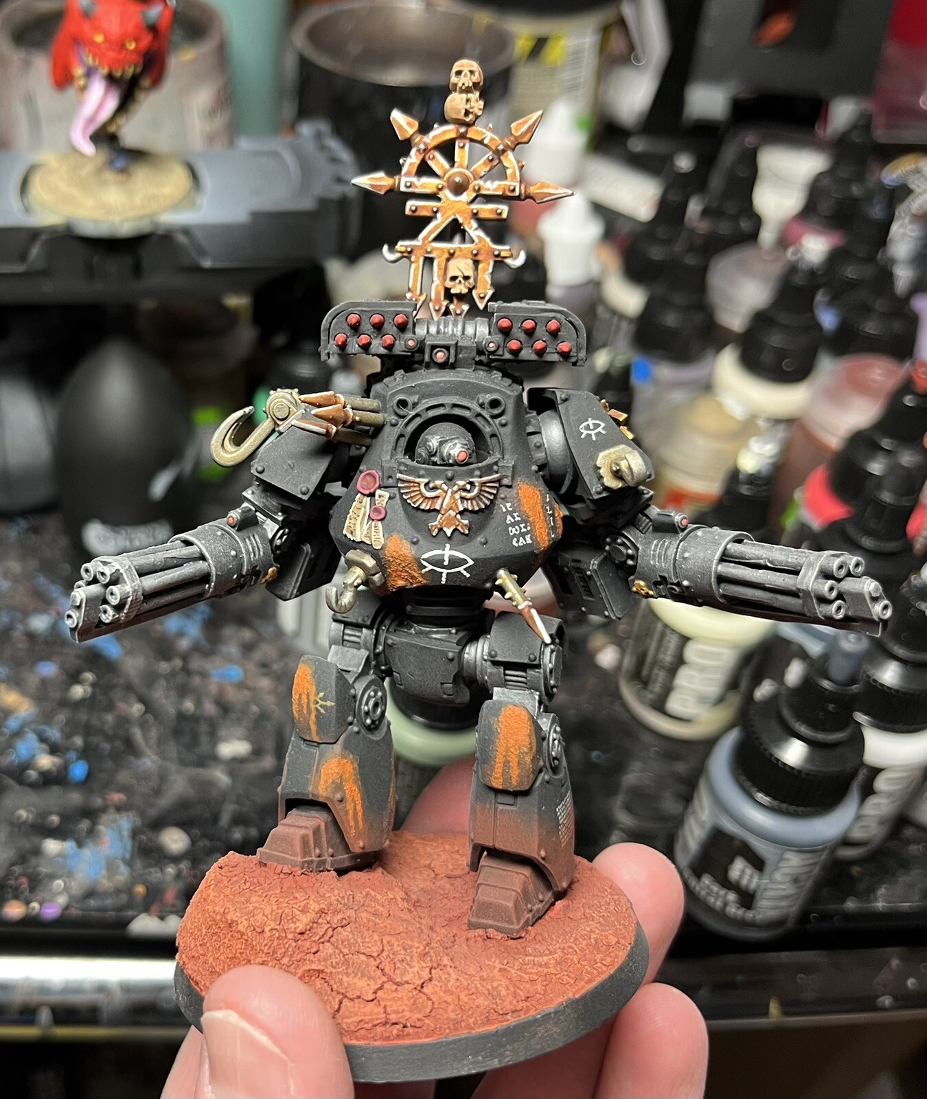 Warhammer 30/40K: Space Marine Contemptor Dreadnought Sons Of Horus ...