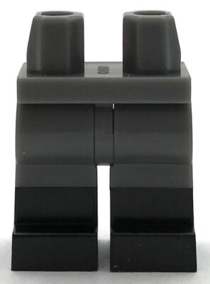 Lego New Dark Bluish Gray Minifigure Pants Legs with Black Boots ...