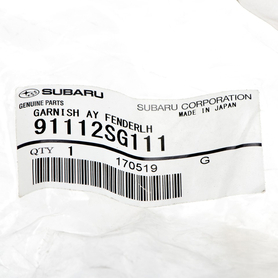 OEM 2014-2018 Subaru Forester Front Left Lower Fender Molding Trim ...