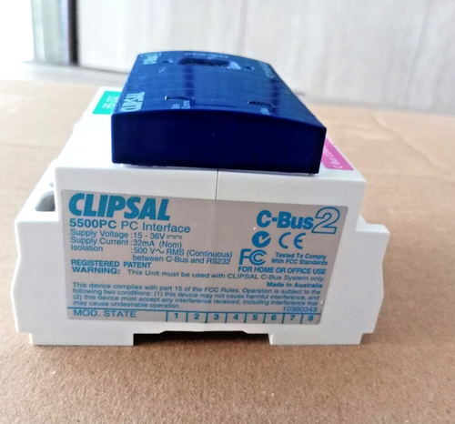 1PC- CLIPSAL 5500PC PC Interface Module C-Bus2, RS232 Port | eBay Australia