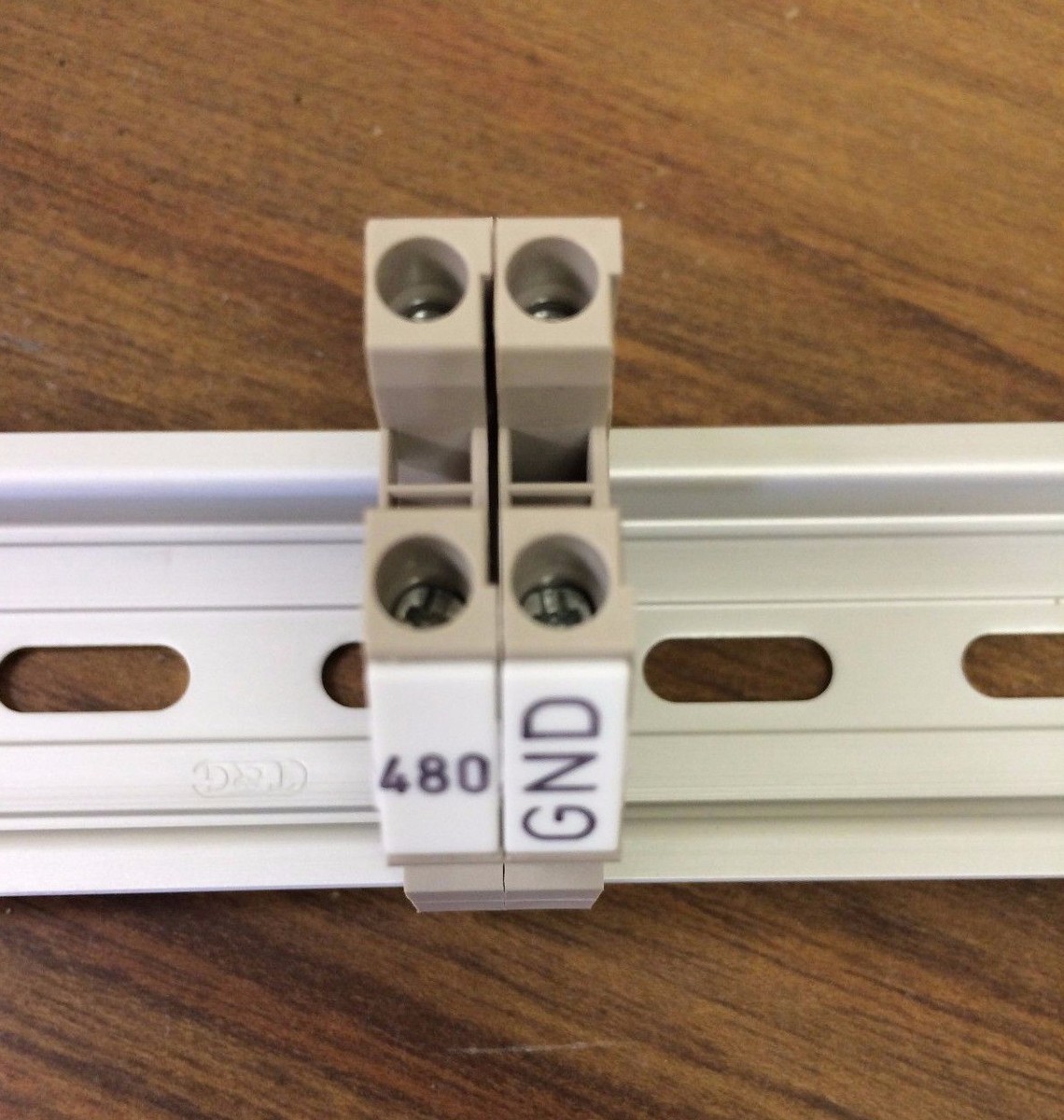 DK2.5 Terminal Labels Dinkle TM47W Terminal Block Marking Tags - White ...