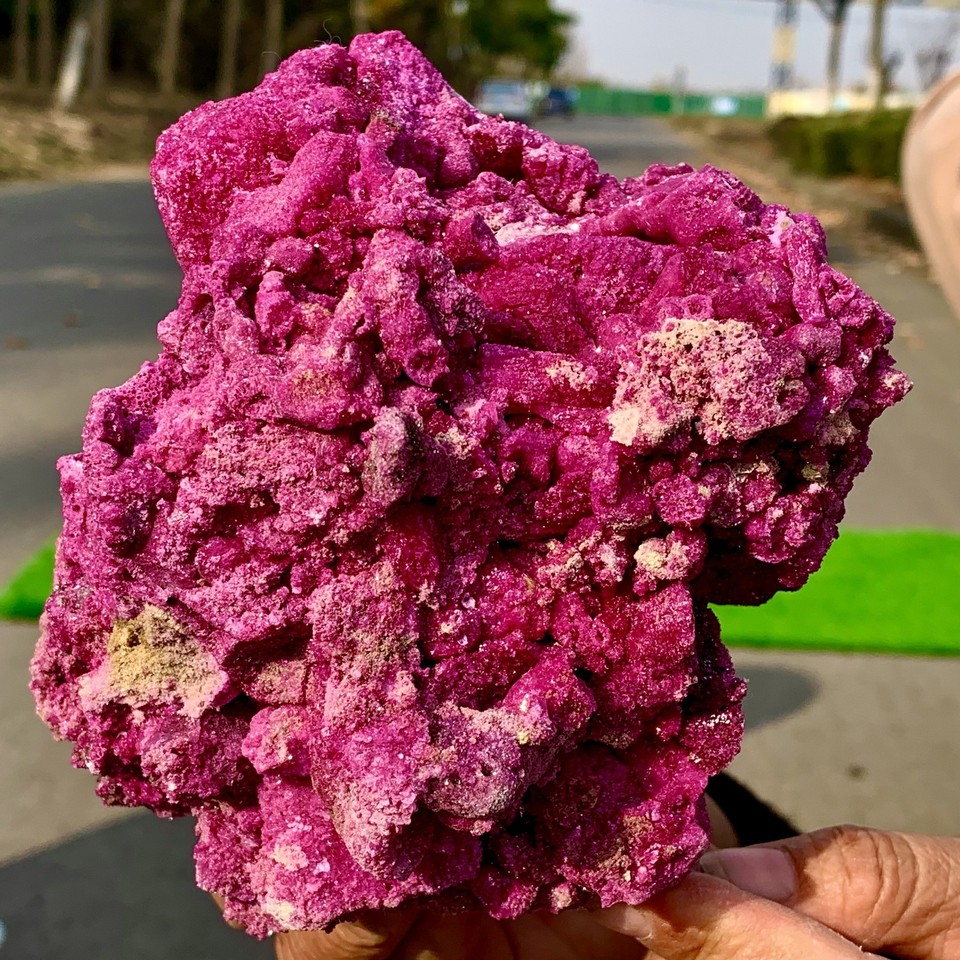 4.02LB Natural Rough Red Corundum Phlogo Pit Mineral Spirits Ruby Raw ...