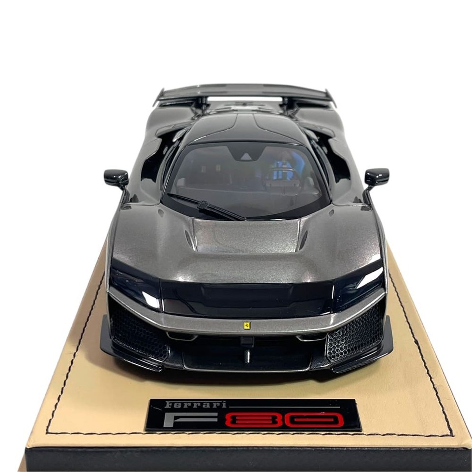 MR Models 1/18 Ferrari F80 Grey Gunmetal Limited Edition Action Figure ...