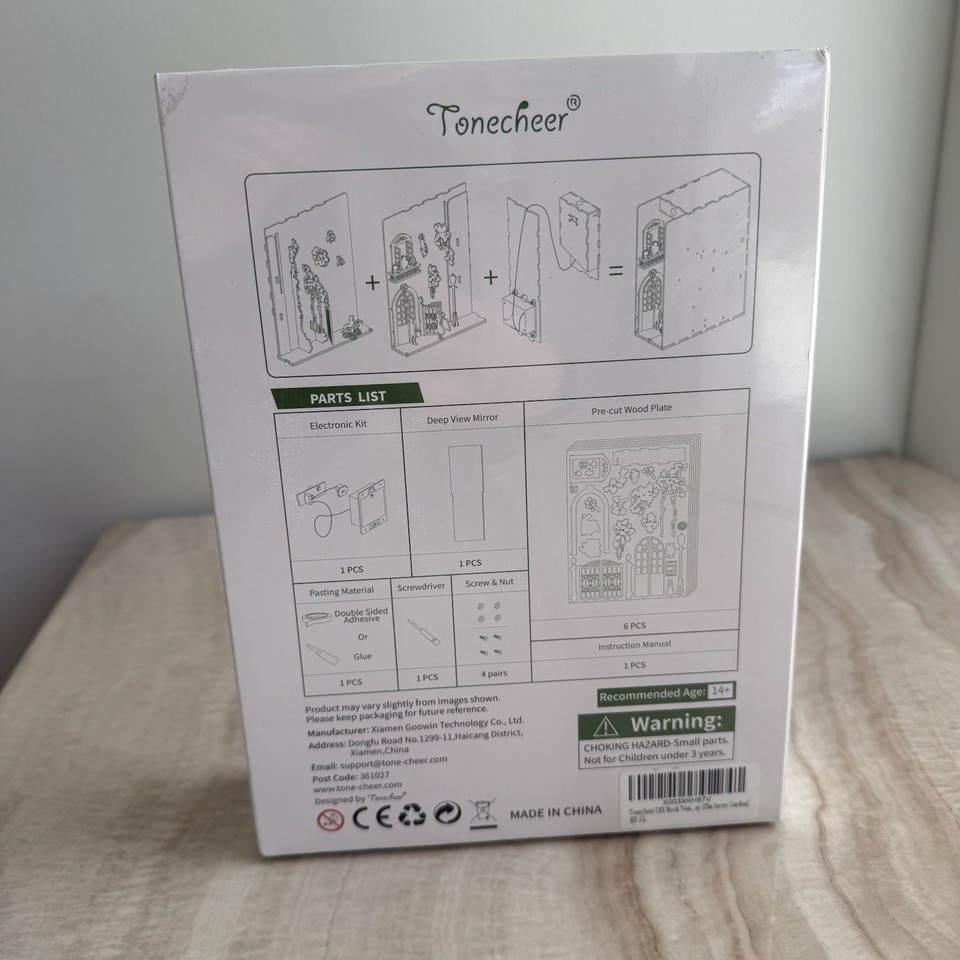 Tonecheer The Secret Garden 3D Puzzle book nook kit | eBay