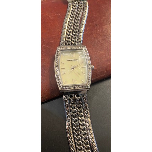 Women's 25mm silver Tone Regency Watch, MOP Face, Multistring Band | eBay