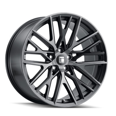 TOUREN TR91 3291 MATTE BLACK BRUSHED WITH DARK 20X9 6-135 18MM 87.1MM ...