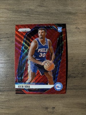 2024 Panini Prizm Adem Bona Red Wave Prizm Rookie | eBay