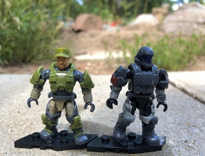 Mega Construx Halo UNSC SGT Stracker ODST Captain Hornet Recon Original ...
