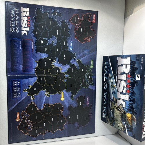 Risk Halo Wars Collector's Edition Board Game 100% Complete 2009 Hasbro ...