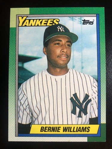 1990 Topps Bernie Williams New York Yankees Rookie #701 Baseball Card ...