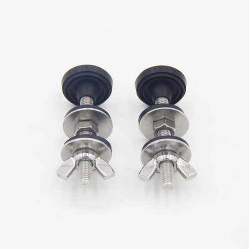 2Pcs Adjustable Toilet Tank Screw Fasteners Washers Gaskets Bathroom ...
