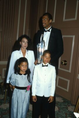 1980s KAREEM ABDUL-JABBAR & FAMILY Original 35mm Slide Transparency ...