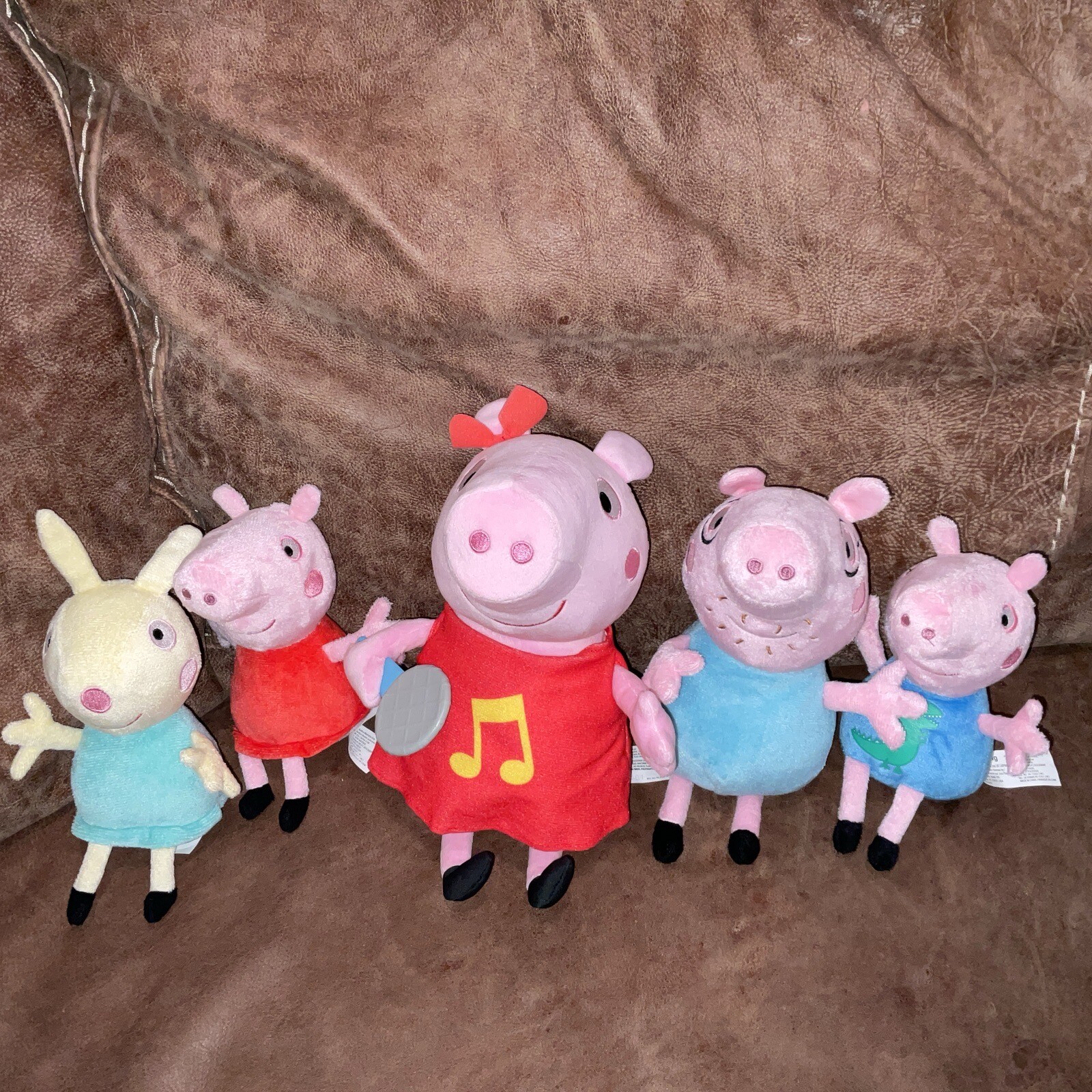 PEPPA PIG STUFFED ANIMAL TOYS-GROUP OF 5 DOLLS-STUFFED TOYS-CLEAN | eBay