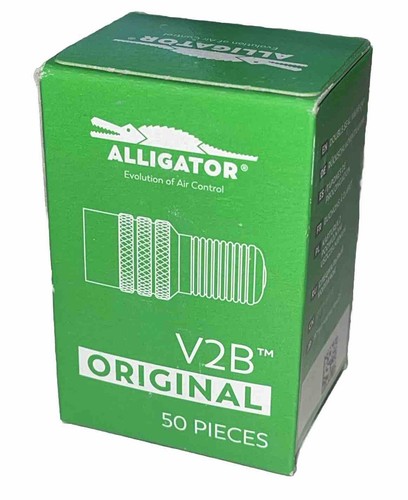 Alligator V2B Dual Seal Tire Valve Cap Original 50 Pieces | eBay