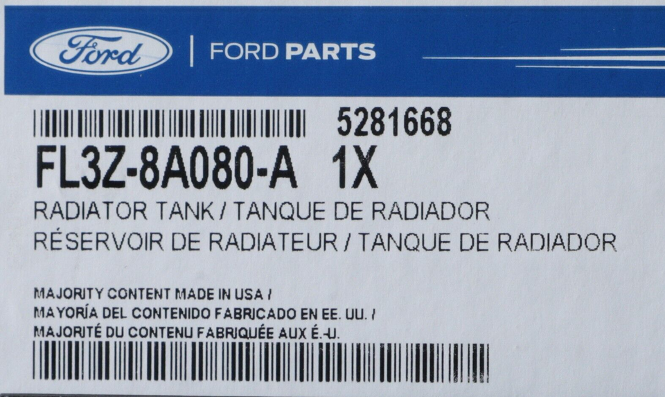 OEM NEW GENUINE 2015-2020 Ford Expedition Reservoir Expansion Tank FL3Z ...