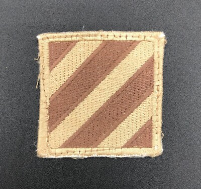 US Army 3rd ID Desert Color Theatre Made Patch OIF OEF | eBay
