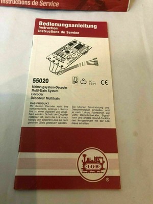 LGB 55020 DECODER INSTRUCTION MANUAL | eBay