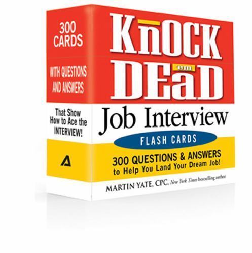 Interview Flash Cards : 300 Questions and Answers to Help You Land Your ...