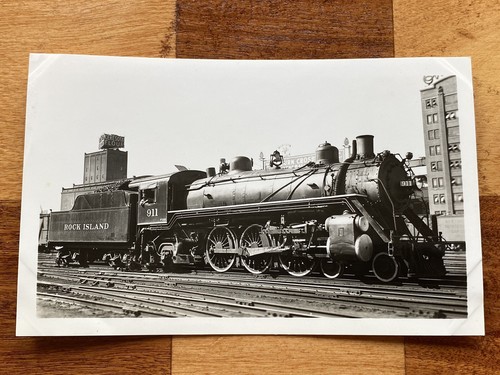 Rock Island Line Railroad Steam Engine Locomotive 911 Vintage Photo | eBay