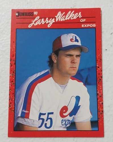 1990 Donruss Baseball - #578 Rookie Larry Walker Of EXPOS | eBay