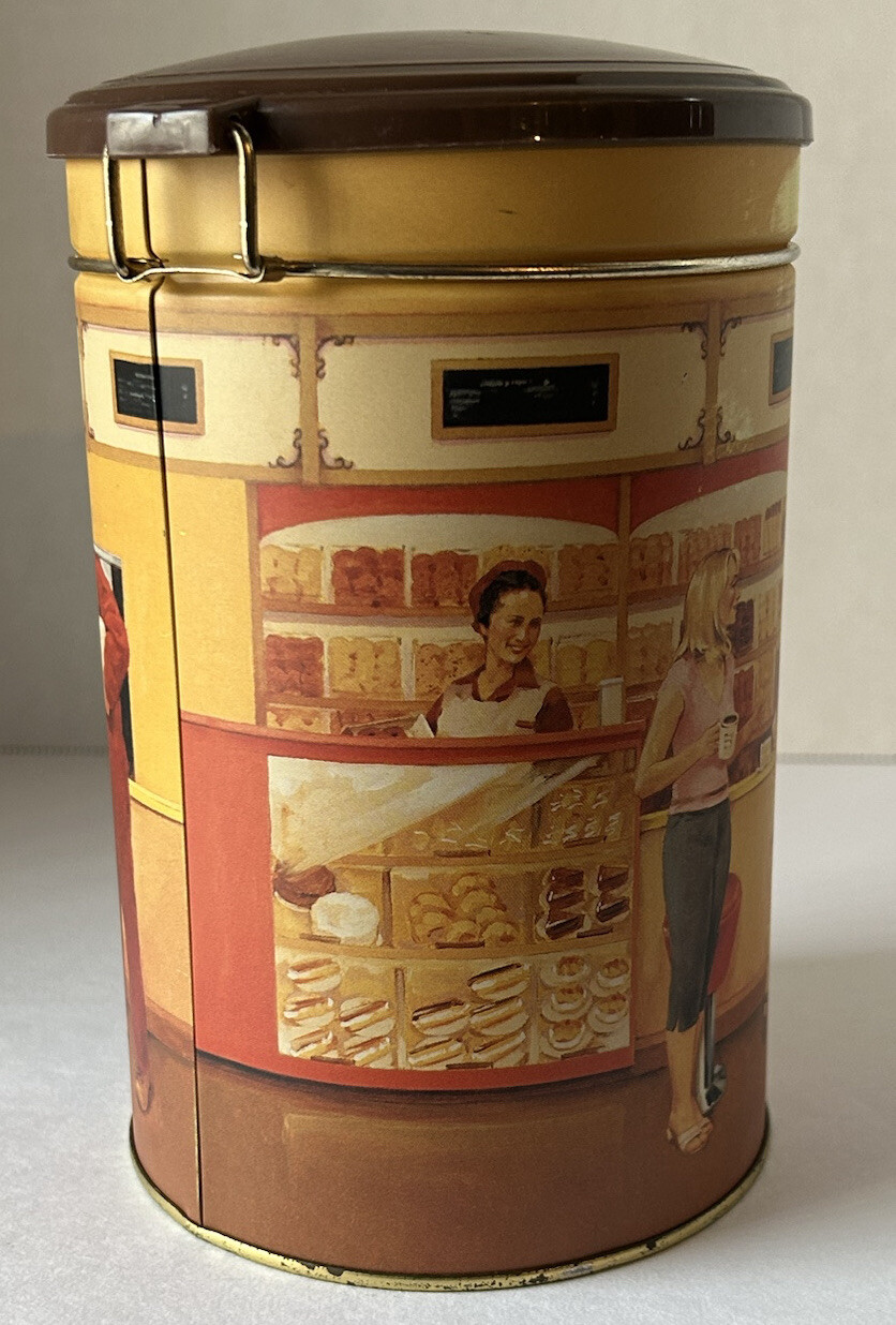 Vintage Tim Hortons 7" Canister Container #001 “Gathering Place” Metal ...