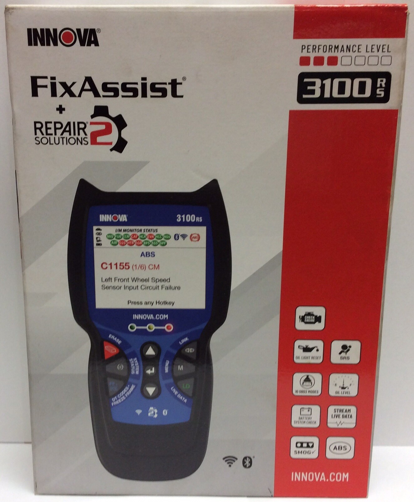 Innova+Diagnostic+Scan+Tool+3100RS+FixAssist+Obd2+Code+Reader+Scanner ...