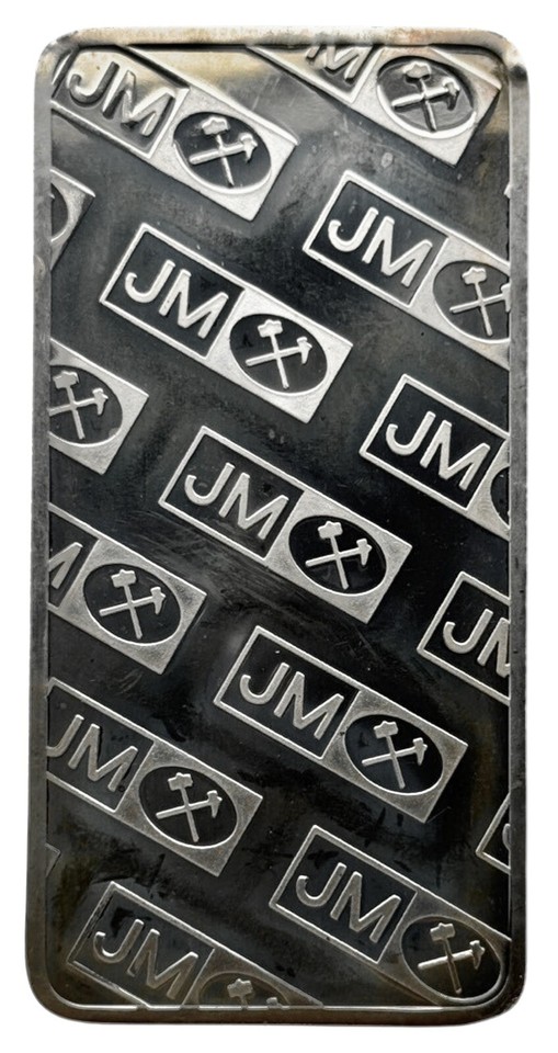 Vintage JM Johnson Matthey 10 oz .999 Fine Silver Bar #277090 | eBay