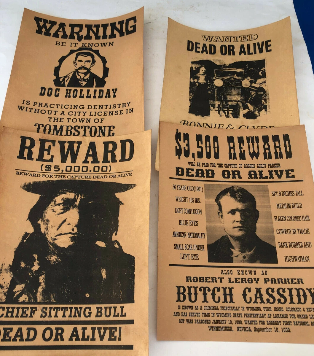 Western Wanted Poster