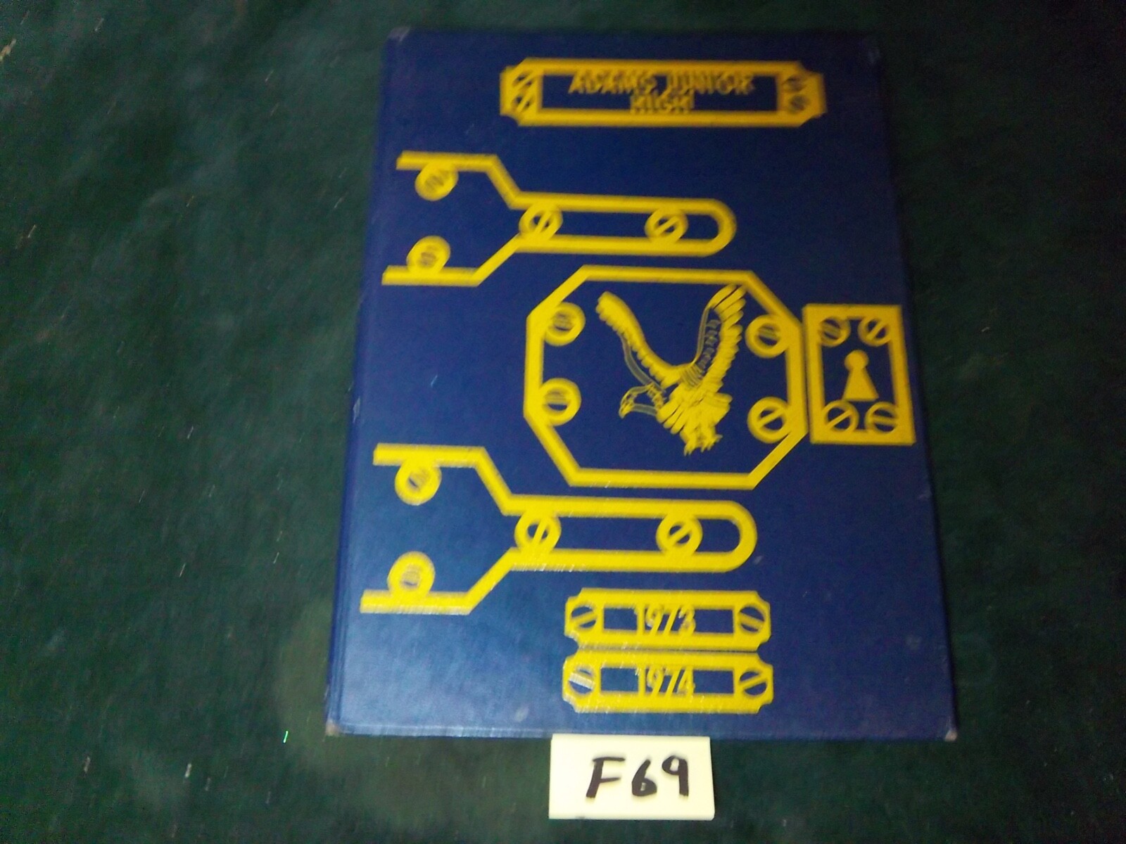 1974 Adams Junior High School Yearbook Westland, Michigan~ #F-69 | eBay