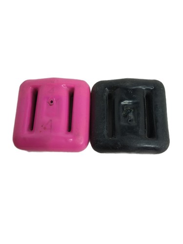LOt Of 2 Diver's Vinyl Coated Weights For Belt Pink And Black 4.3 Lb ...